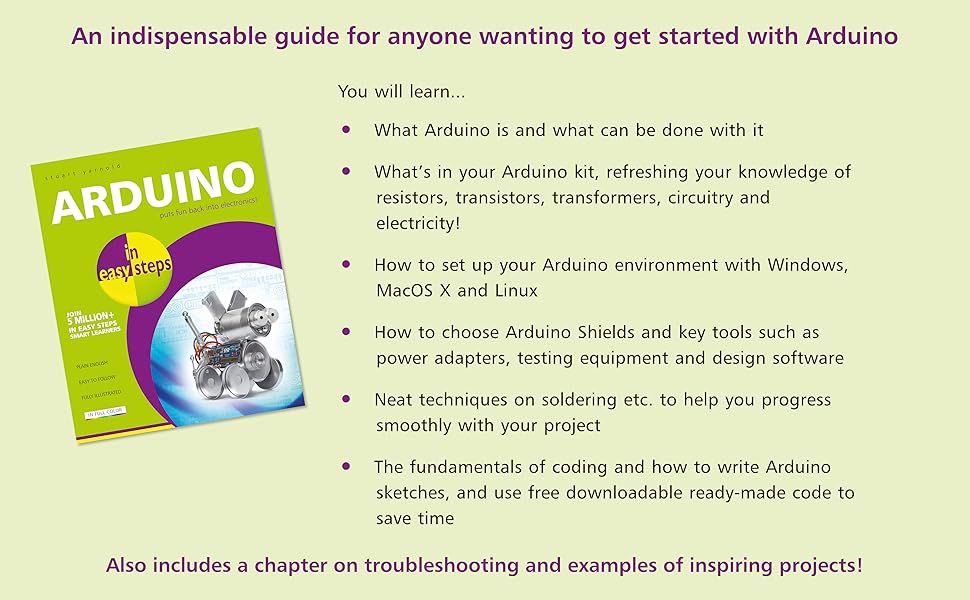 Arduino in Easy Steps: Amazon.co.uk: Yarnold, Stuart: 9781840786330: Books