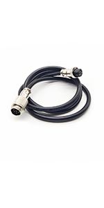 Amazon.com: 16.4 ft GX16 4 Pin Cable Male to Female Head Aviation Cordset, GX16 4 Pin Panel ...