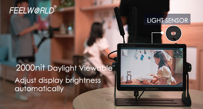 Amazon.com: FEELWORLD LUT11S 10.1 Inch 2000nit Ultra Bright Camera Field DSLR Monitor with ...