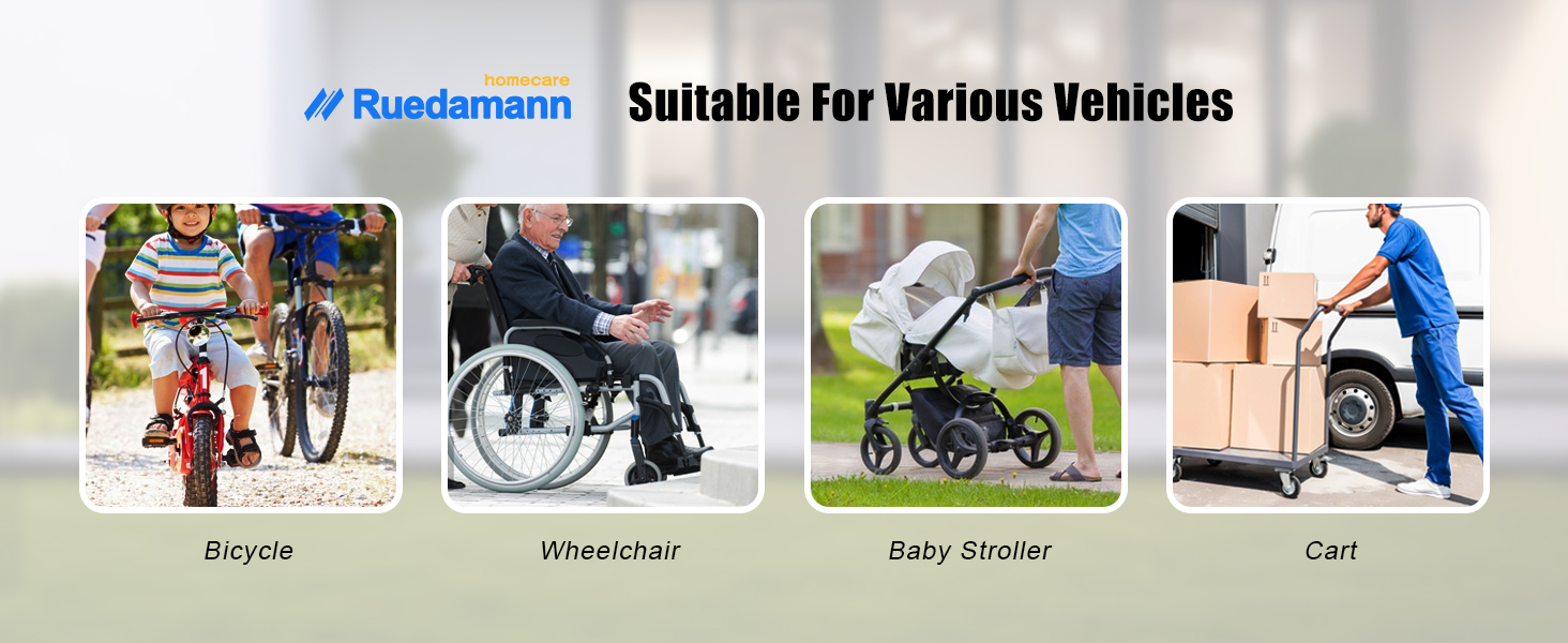 Amazon.com: Ruedamann 3FT Sturdy Wheelchair Ramp for Doorways, Non-Slip Aluminum Foldable ...