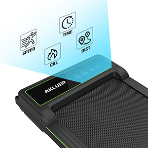 Amazon.com : Walking Pad, AKLUER 2.25 HP Under Desk Mini Treadmill with 265 Weight Capacity ...