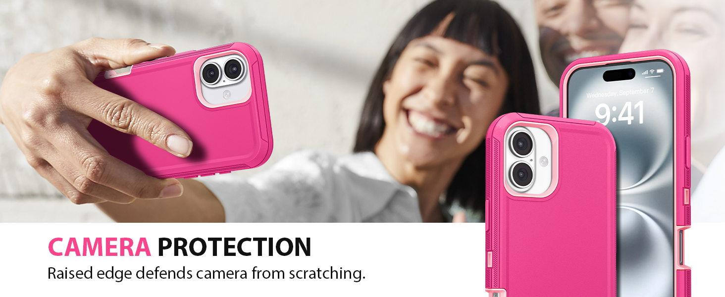 Amazon.com: Jelanry Case for iPhone 16 Plus 5G 6.7-inch, Heavy Duty Rugged & Dual-Layer ...