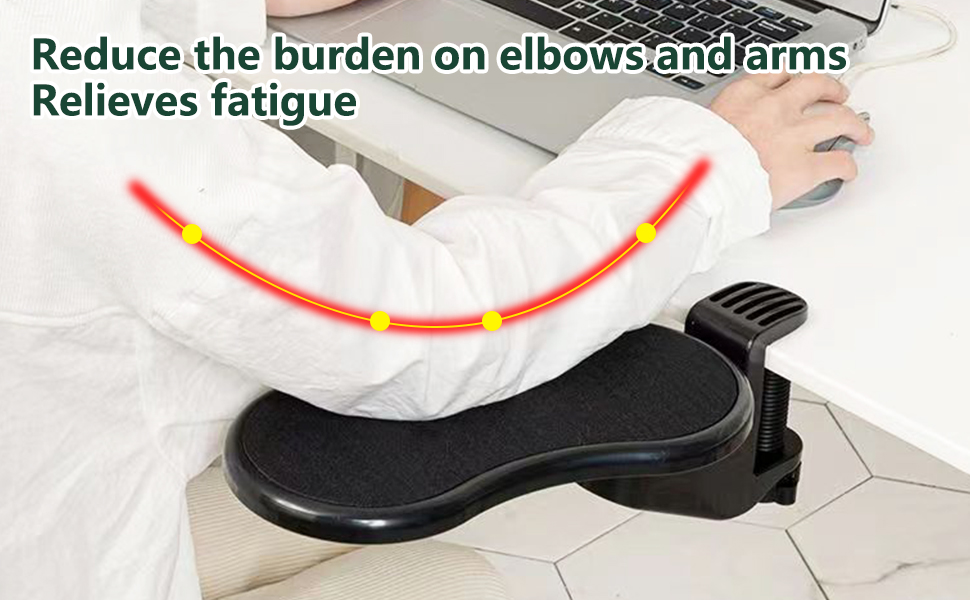Amazon.com : Computer Arm Rest for Desk, Adjustable Arm Rest Support ...