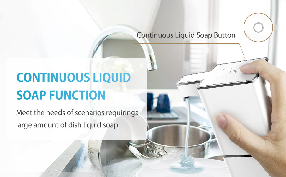 Amazon.com: JEMISUN Automatic Liquid Soap Dispenser Touchless Soap Dispenser 380ml/12.8oz ...