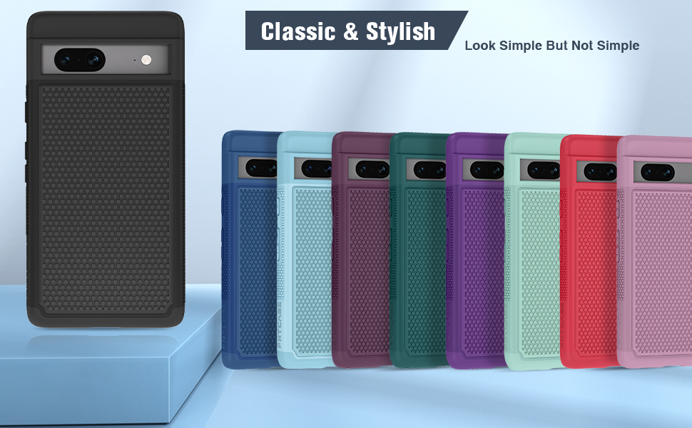 Amazon.com: FNTCASE for Google Pixel 7a Case: Dual Layer Protective Heavy Duty Cell Phone Cover ...