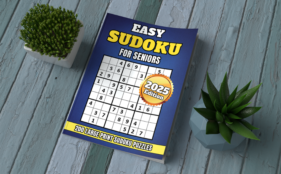 Easy Sudoku for Seniors Large Print: 200 Large Print Easy Sudoku Puzzles with Solutions at the ...