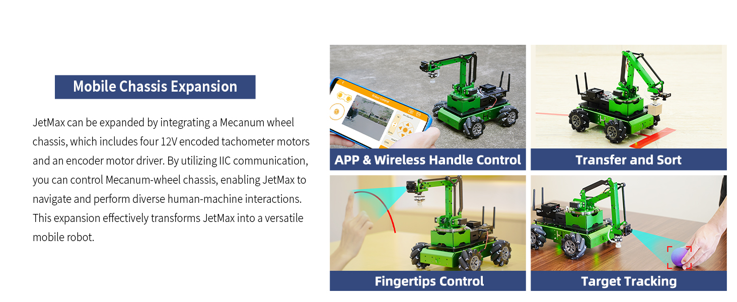 Amazon.com: HIWONDER JetMax Jetson Nano AI Robot Arm ROS Open Source ...