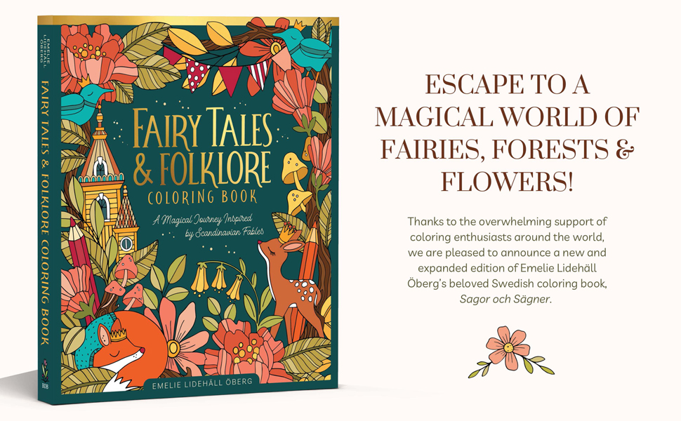 Amazon.com: Fairy Tales & Folklore Coloring Book: A Magical Journey ...