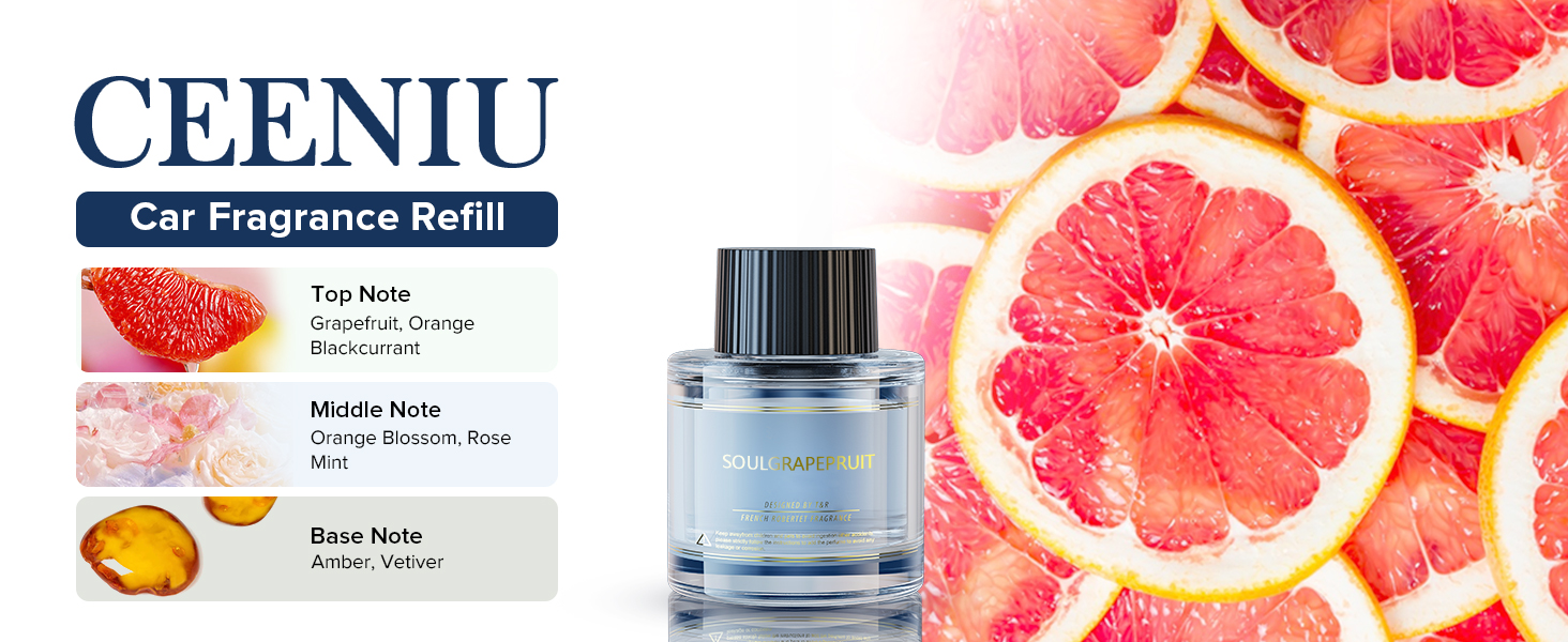 Amazon.com: Ceeniu Car Air Fresheners - F26/F39 Dedicated Perfume Refill - 45ml - Can be Used ...
