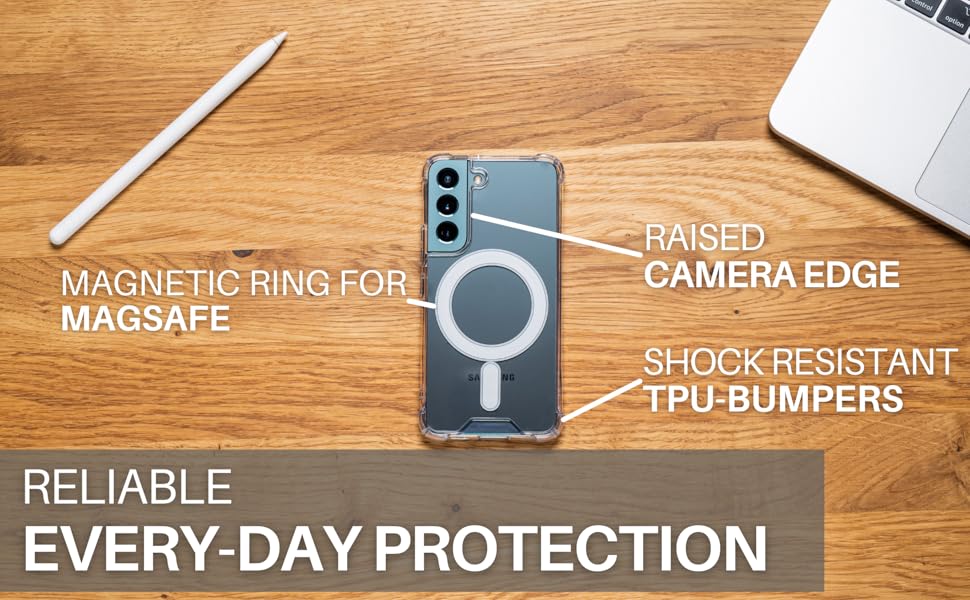 Amazon.com: JProtect Magnetic Phone Case for Samsung Galaxy S21 Ultra MagSafe Case/Shockproof ...