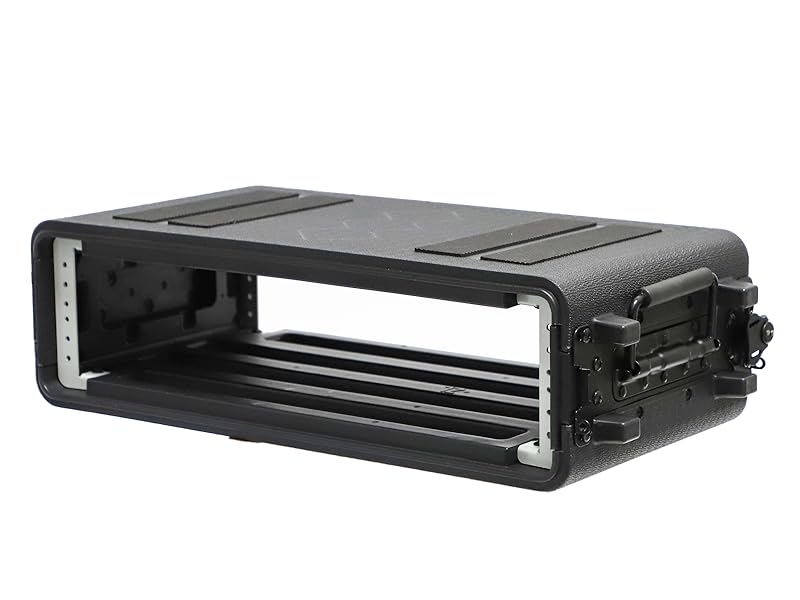 Amazon.com - ROOMEDAL Rack Case, 2U Rack Case Shallow 12" Depth, 19" Rackmount Flight Cases ...