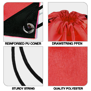 Amazon.com | Grneric 10Pcs Drawstring Backpack Bulk Cinch Bag, Drawstring Bags Polyester for Gym ...