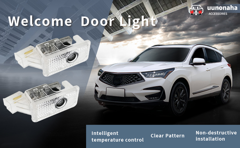 Amazon.com: 2 Pcs Non-Fading Car Door LED Logo Projector Ghost Shadow Light,Welcome Lamp Door ...