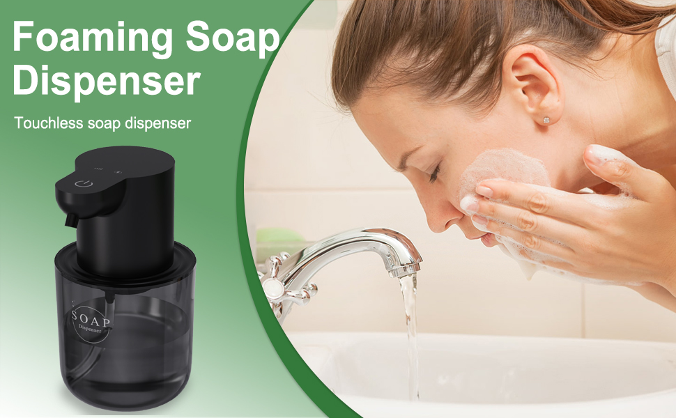 Amazon.com: Josnown Automatic Foaming Soap Dispenser, 4-Level Adjustable Touchless Soap ...