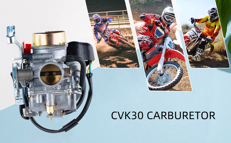 Amazon.com: CVK 30 Carburetor 30mm Carburetor for GY6 150cc 200cc 250cc 260cc 300cc Engine Motor ...