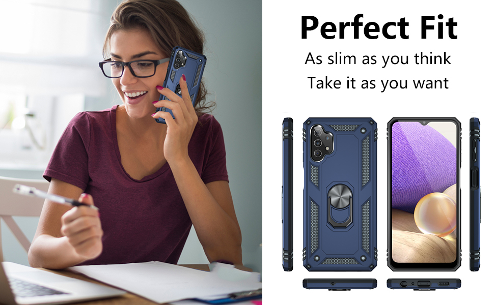 Amazon.com: Dionsibei Military Grade Drop Impact for Samsung Galaxy A32 5G Case Galaxy A32 5G ...