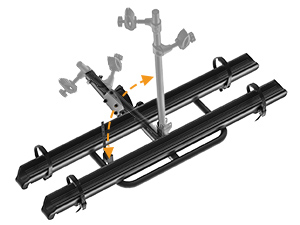 Amazon.com: HOPE YOU READY 2 Bike Rack with Ramp, 2" Hitch Mounted Heavy Duty : Sports & Outdoors