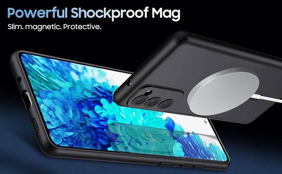 Amazon.com: LEKEVO Magnetic for Samsung Galaxy S20 FE 5G Case ...