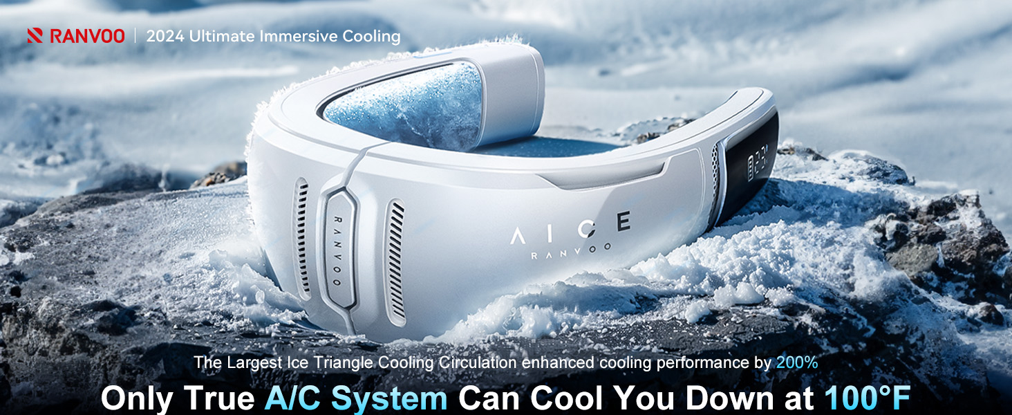 Amazon.com: RANVOO 2024 [No.1 Coolest & Most Portable] AICE LITE Neck Air Conditioner, Ultimate ...