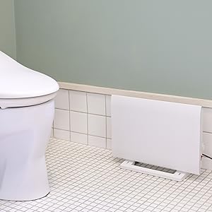 Amazon.co.jp: [山善] ミニ パネルヒーター 足元 (壁掛け/床置き 2WAY仕様) 温度調節機能付 冷え対策 デスク下 机下 トイレ 脱衣所 小型 ホワイト DP-SD30(W ...