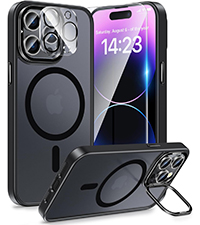 Amazon.com: FNTCASE for iPhone 14-Pro-Max Magnet Case: Magnetic Dual Layer Military Grade Drop ...