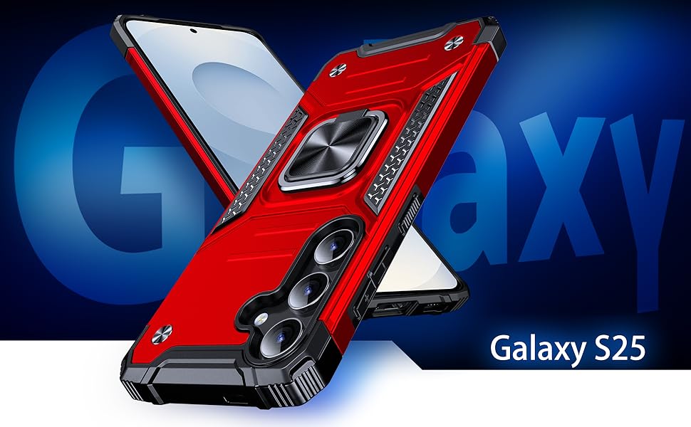 DASFOND Galaxy S25 Case, Military Grade Shockproof Protective Phone Case Cover with Enhanced ...