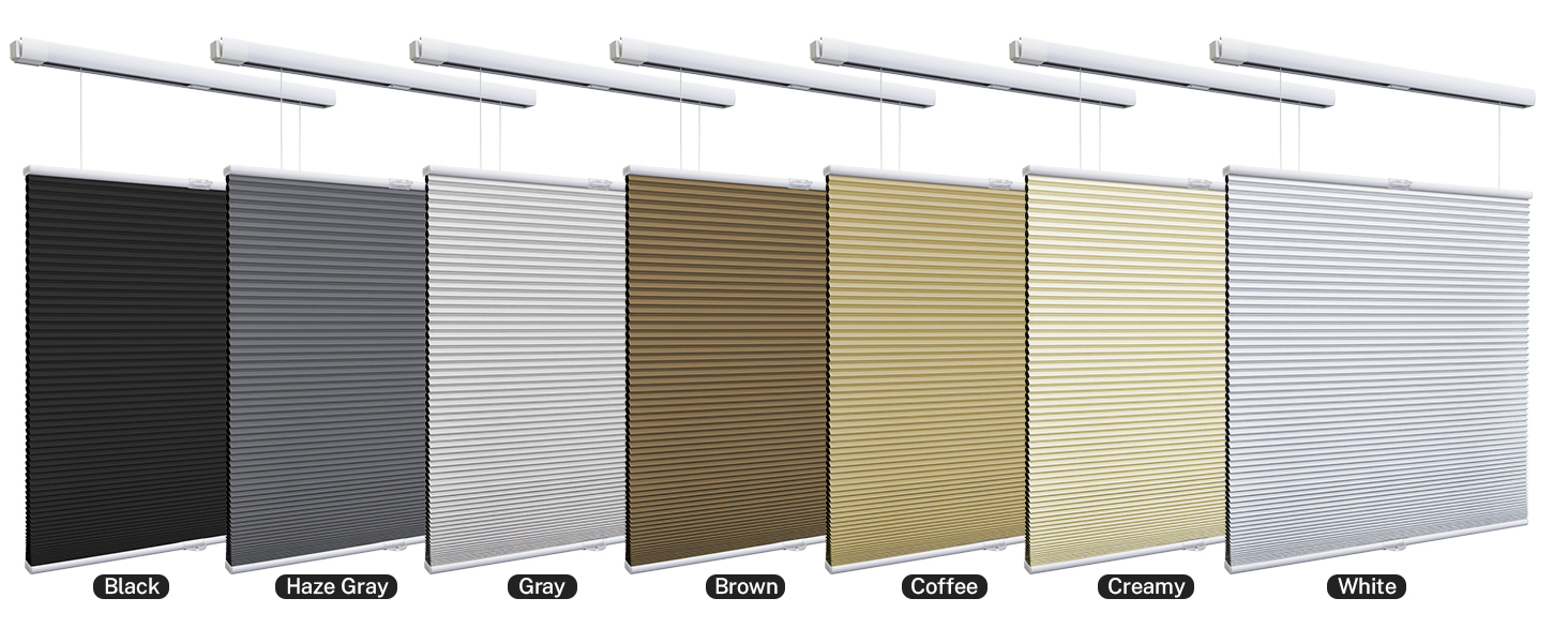 Amazon.com: MiLin Top Down Bottom Up Cordless Cellular Shades No Tools ...