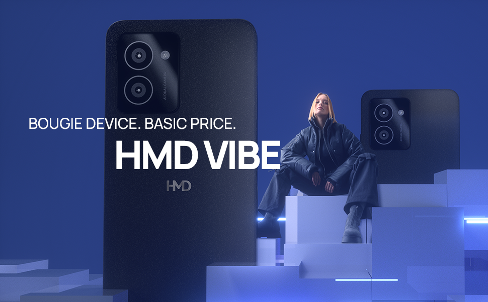 Amazon.com: HMD Vibe | Verizon, T-Mobile, AT&T | Unlocked Smartphone | Android 14 | 2 Day ...