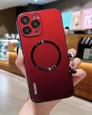 Amazon.com: aowner Magnetic Case for iPhone 14 Pro Glitter Case, Luxury Plating Cute Bling with ...