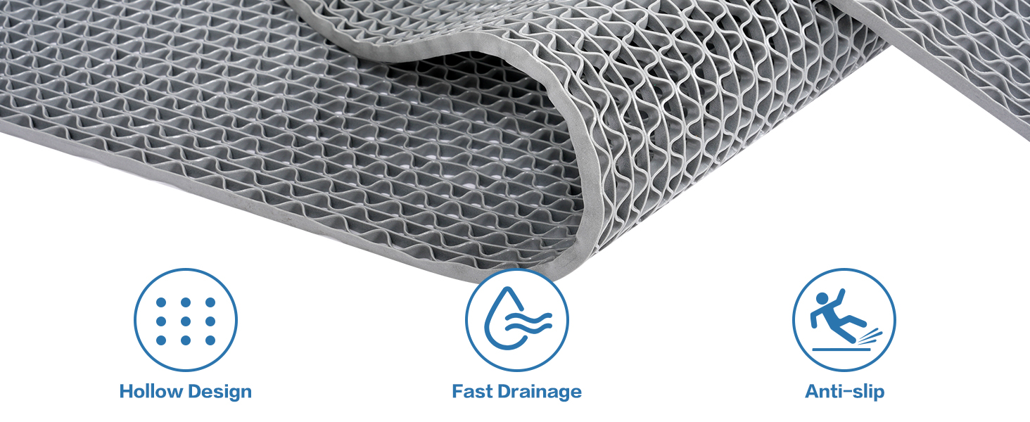 KUJIBGY 4x10 Ft Commercial Drainage Mat,Drainage Floor Mat Heavy Duty ...