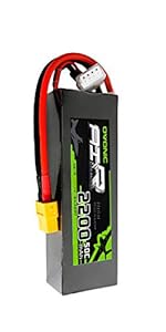 Amazon.com: OVONIC 3S Lipo Battery 25C 2200mAh 11.1V Lipo Battery with XT60 Connector for RC ...