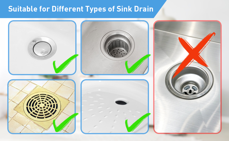 Mestream 2PCS Bathroom Sink Drain Strainers, 1" Small Conical Premium ...