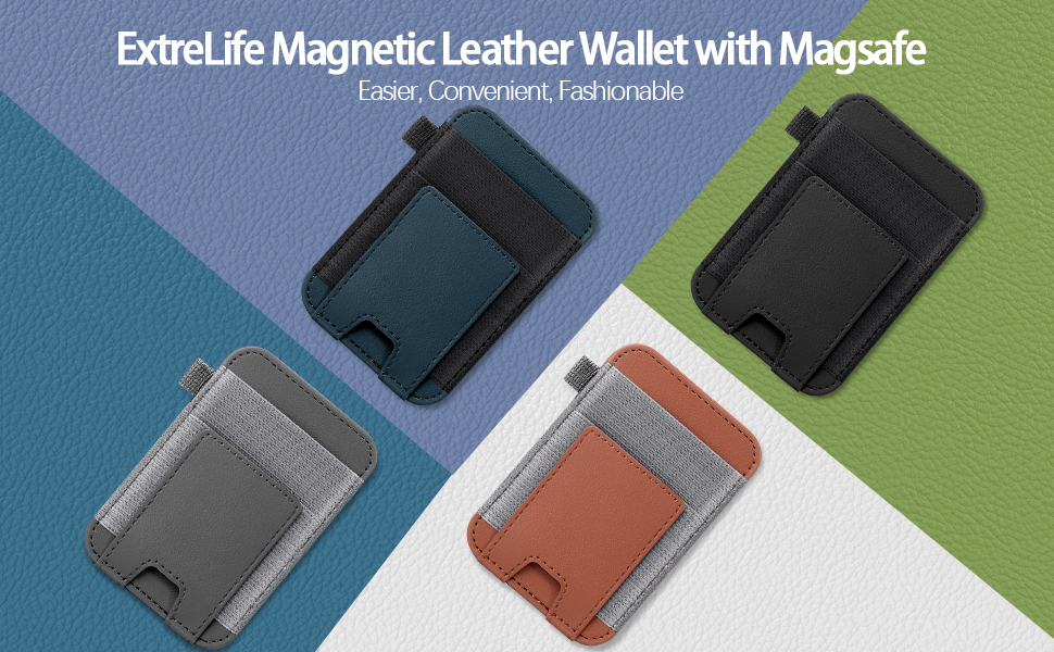 Amazon.com: Magnetic Card Wallet Holder for Apple Magsafe, MagSafe Wallet for iPhone 14 iPhone ...