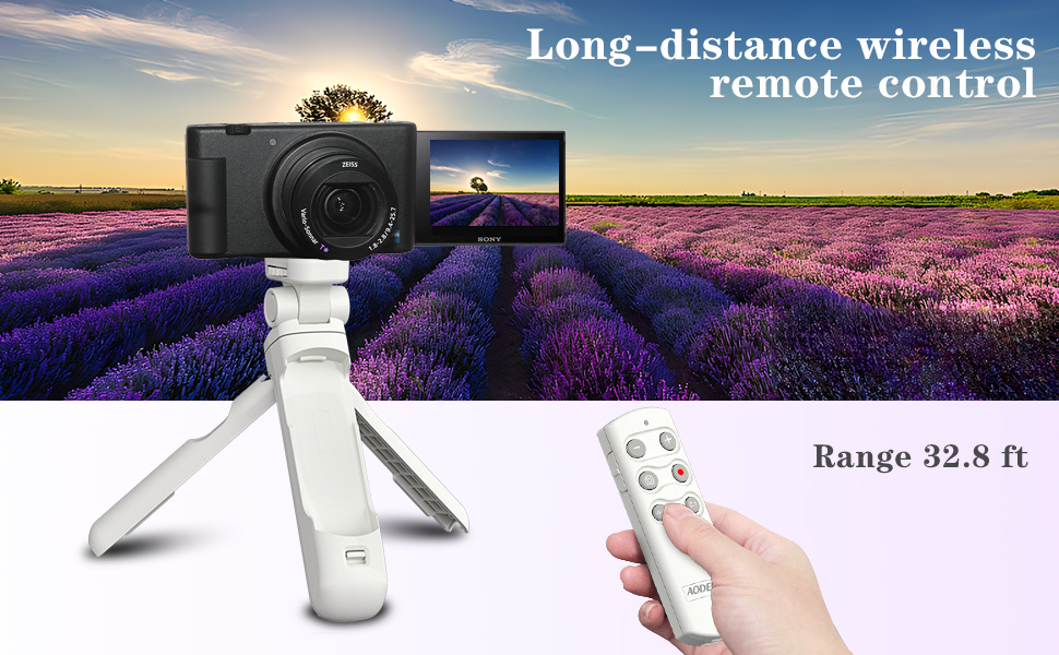 Amazon.com: AODELAN Shooting Grip with Shutter Release, Wireless Camera Remote Control Handle ...