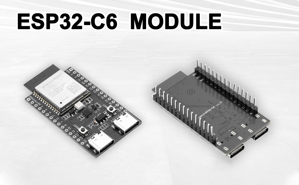 Diymore for ESP32-C6 Microcontroller WiFi Bluetooth Development Board for ESP32-C6-WROOM-1 ...