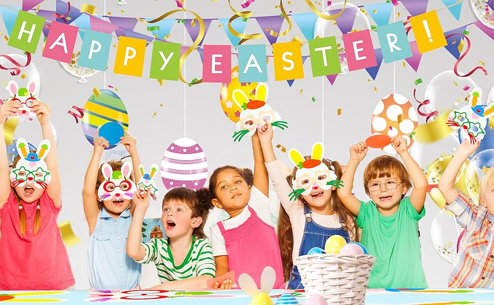 Easter Bunny Mask Craft Kits for Kids Bunny Mask Craft Kits Easter ...