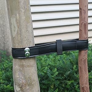 KINGLAKE 2 Pcs 90x3.5 cm Heavy Duty Tree Ties Adjustable Tree Traps for ...