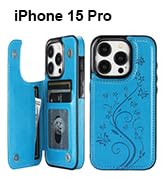Amazon.com: Vaburs Compatible with iPhone 15 Pro Max Case Wallet with Card Holder,Embossed ...