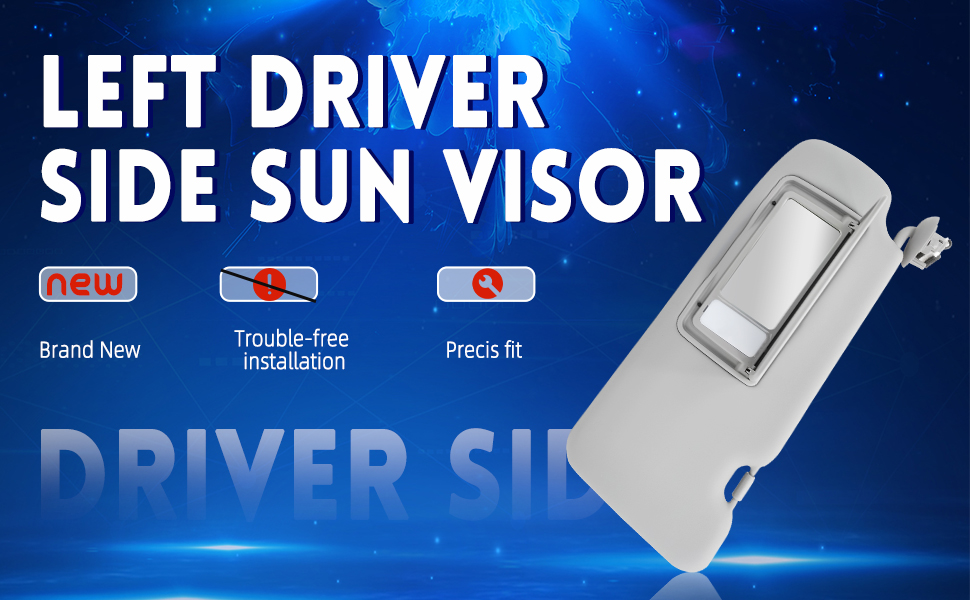 Amazon.com: ARSTAK Left Driver Side Sun Visor Fits for Honda CRV 2017 2018 2019 2020 2021 2022 ...