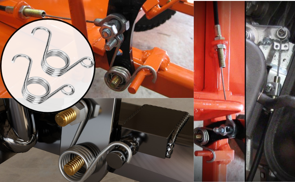 Amazon.com: RedCap 71 Inch Go Kart Throttle Cable, Brake Return ...