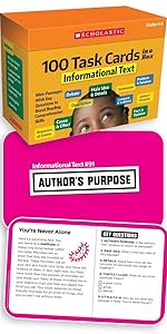 100 Task Cards in a Box: Context Clues: Mini-Passages With Key ...