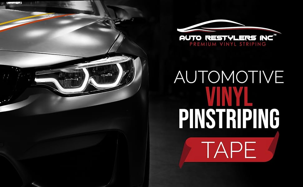 Amazon.com: 3M 3/16" x 150' 2-Color Automotive Vinyl Pinstriping Tape (Black/Burgundy) : Automotive