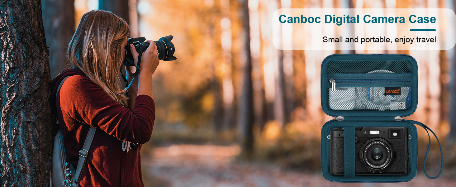 Amazon.com : Canboc Carrying Case for Fujifilm X100V/ X100VI/ X100F/ X100S Digital Camera ...