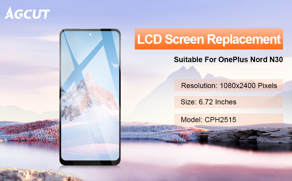 Amazon.com: for OnePlus Nord N30 5G Screen Replacement for Nord N30 LCD Display CPH2513 CPH2515 ...