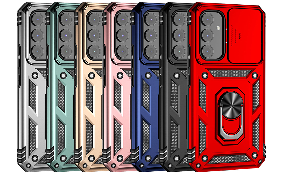 Amazon.com: Case for Samsung Galaxy A54 5G Protective Phone Case Navy Blue | with Slide Camera ...