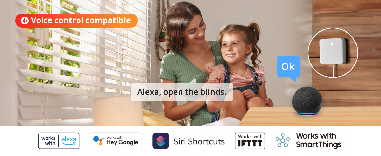 Switchbot Blind Tilt Motorized Blinds Smart Electric Blinds With Bluetooth Remote Control