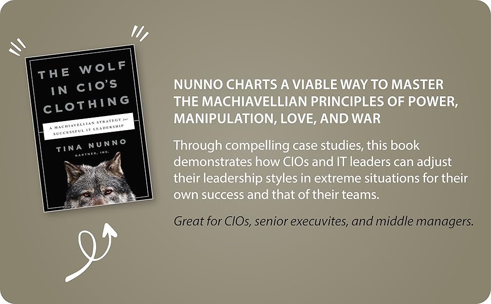 Wolf in Cio's Clothing: A Machiavellian Strategy for Successful It Leadership: Amazon.co.uk ...