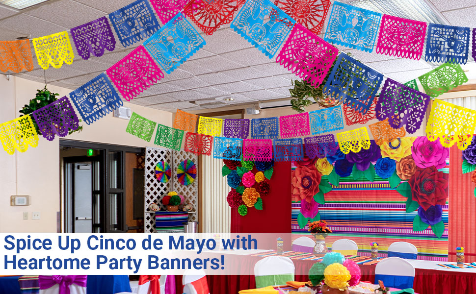 Amazon.com: 18 FT Cinco De Mayo Party Decorations, 1 Pack Fiesta Banner ...