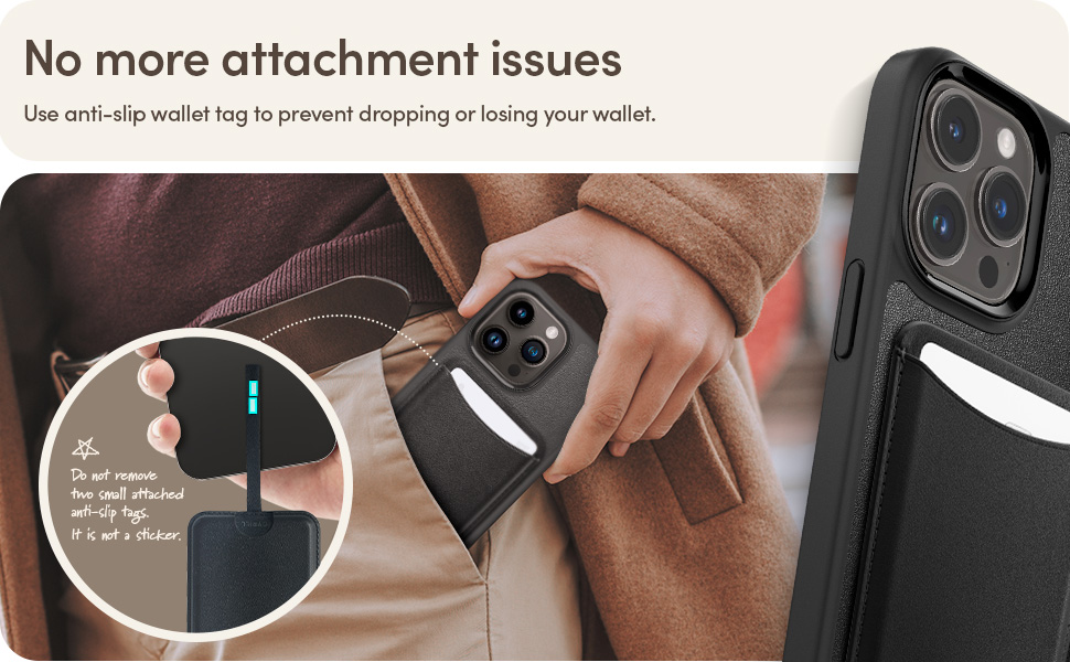 CYRILL Kajuk Mag Wallet, Magnetic Wallet Card Holder Designed for MagSafe [Compatible with ...