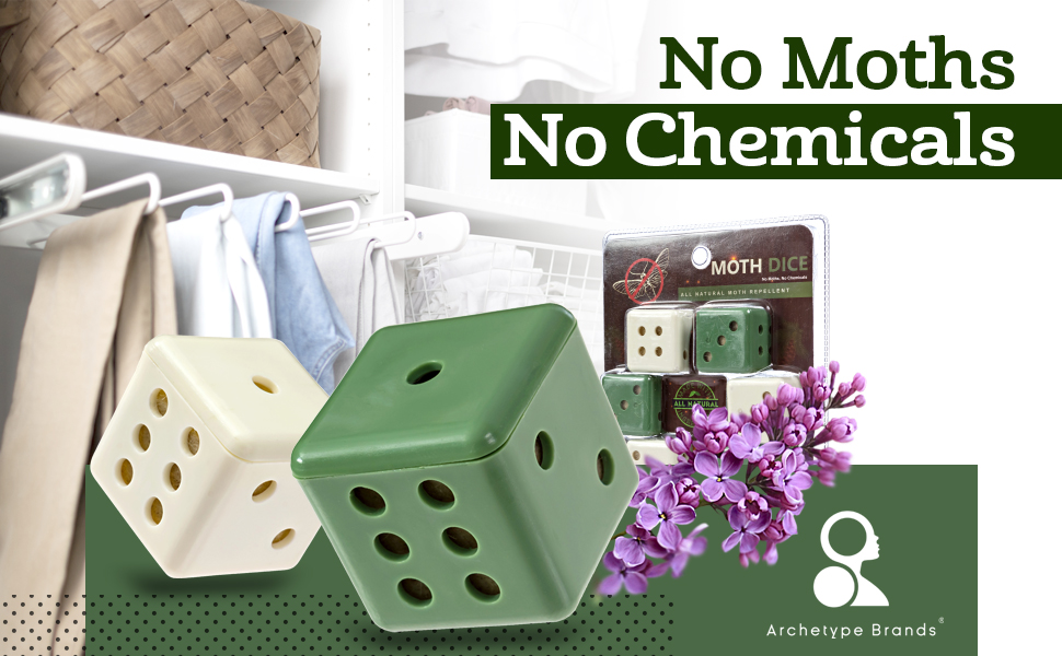 Amazon.com: Moth Dice – Dried Lavender & Cedar Blocks Alternative – Clothes Drawer and Linen ...